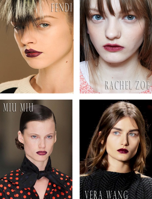 Fall 2013 Makeup Trend: Burgundy Lips